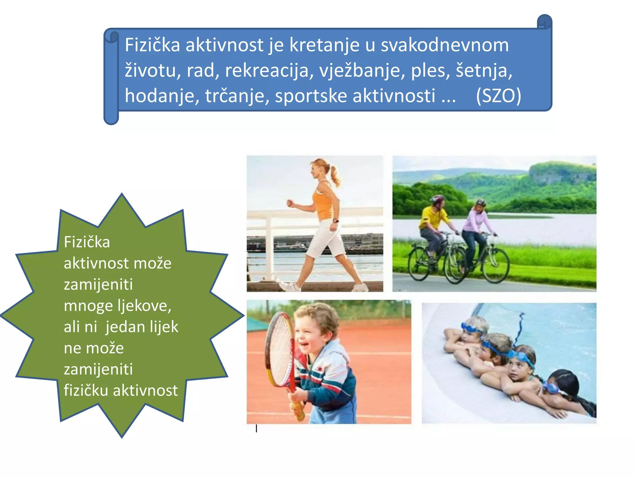 Važnost svakodnevnih fizičkih aktivnosti | PPTX