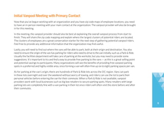 Vanpool Formation Guide - Arlington Transportation Partners | PDF