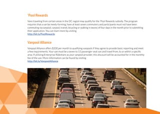 Vanpool Formation Guide - Arlington Transportation Partners | PDF