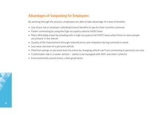 Vanpool Formation Guide - Arlington Transportation Partners | PDF