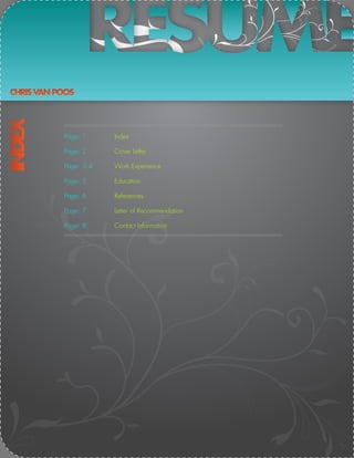 Christopher Van Poos\'s Resumé | PDF