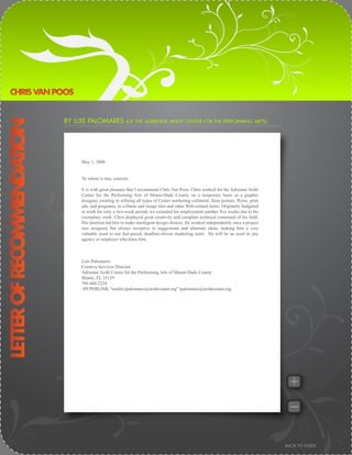 Christopher Van Poos\'s Resumé | PDF