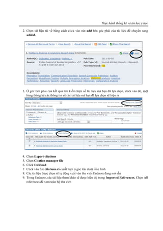 Van revised bài endnote | PDF