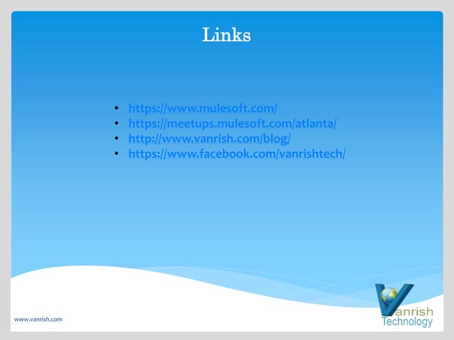 Vanrish Mulesoft Integration Architect Ppt Ppt
