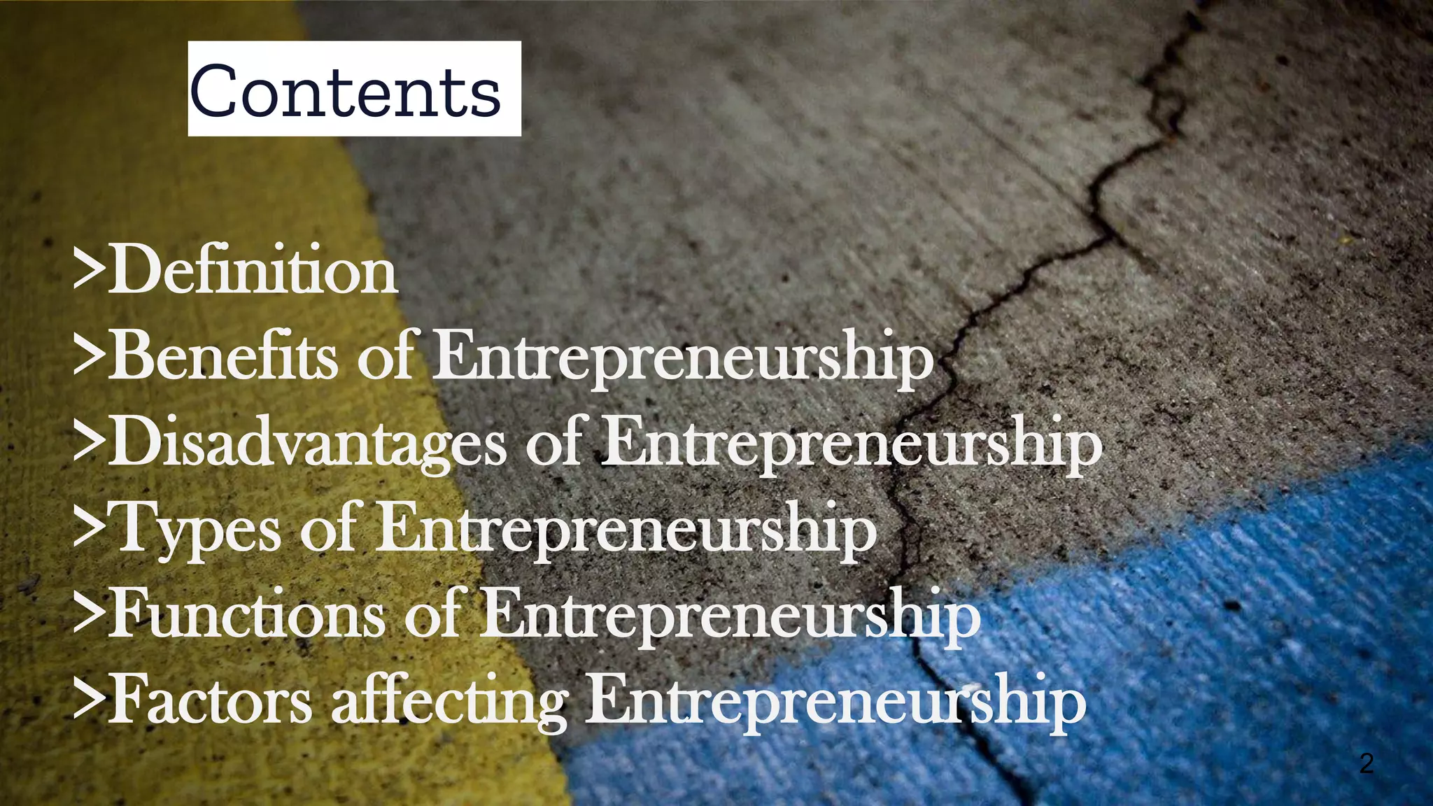 Fundamentals of Entrepreneurship | PPTX
