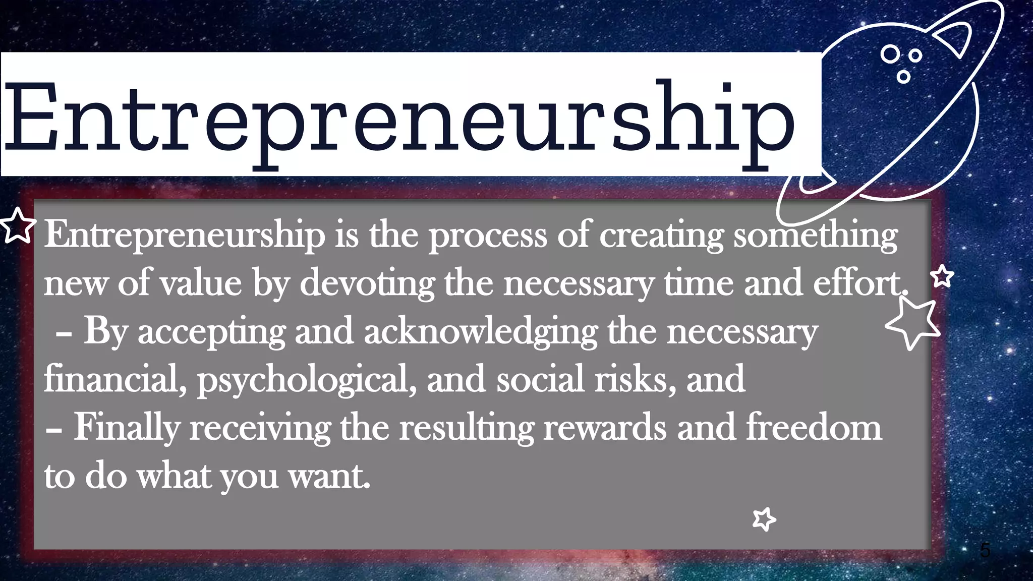 Fundamentals of Entrepreneurship | PPTX