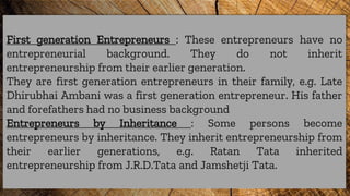 Fundamentals of Entrepreneurship | PPTX