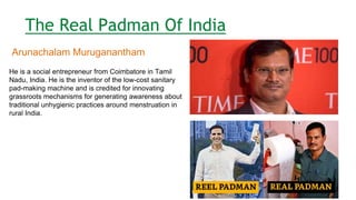 Entrepreneurial learnings from "PADMAN" movie | PPTX