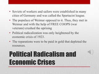 nazism and rise of adolf hitler CHAPTER FORM HISTORY | PPTX