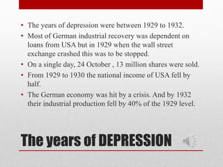 nazism and rise of adolf hitler CHAPTER FORM HISTORY | PPTX