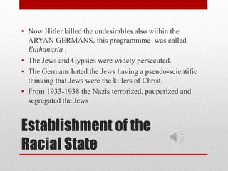 nazism and rise of adolf hitler CHAPTER FORM HISTORY | PPTX