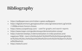 analysis demonetisation in india project | PDF