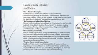 Presentation on topic leadership for the college | PPTX