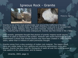 Van sickle bi state park geology assignment | PPTX