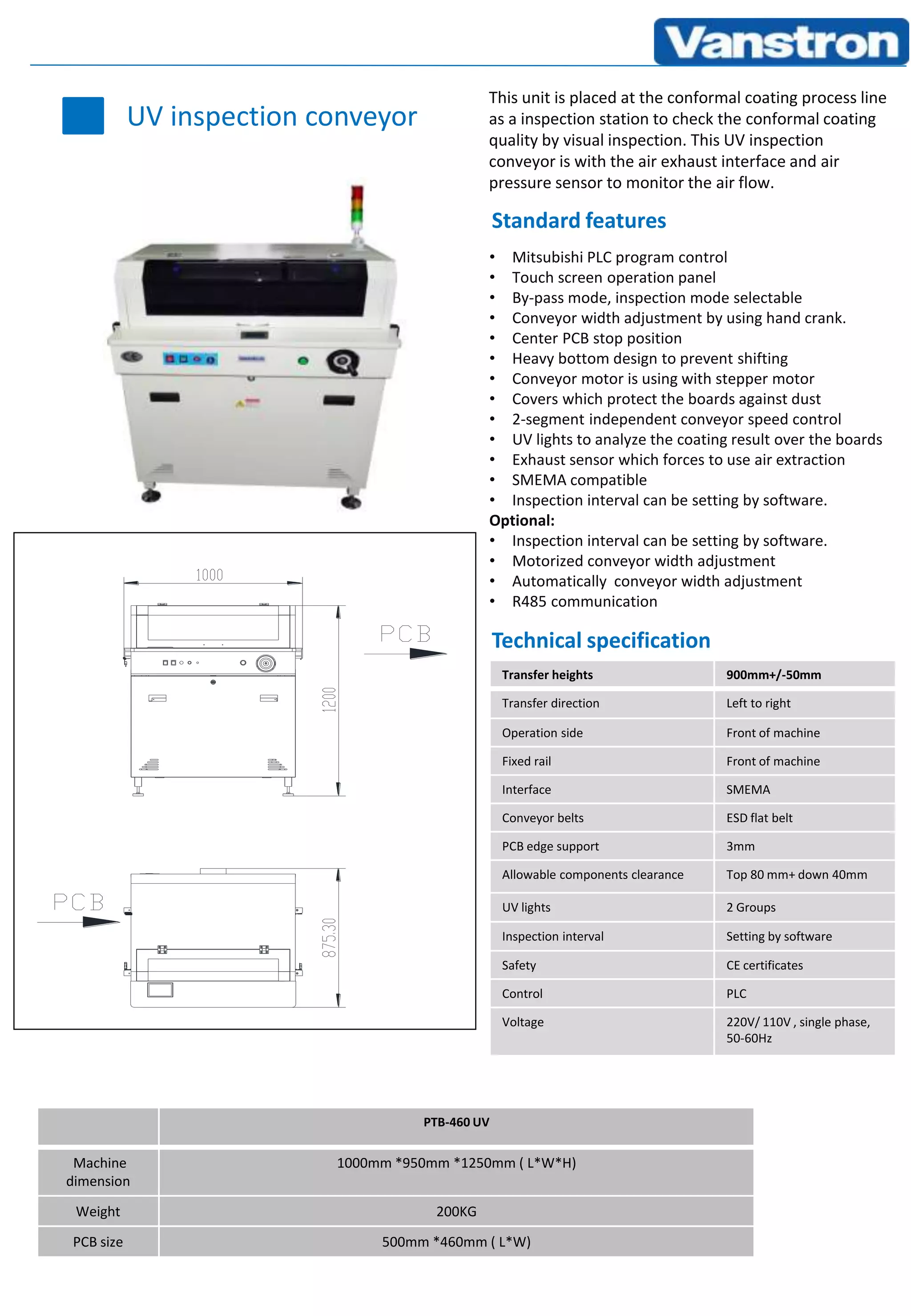 Vanstron automation's full range of SMT boards handling machine | PPTX