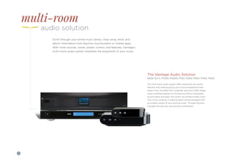 vantage-audio-solutions.pdf | Digital Audio | Computer Software and Applications