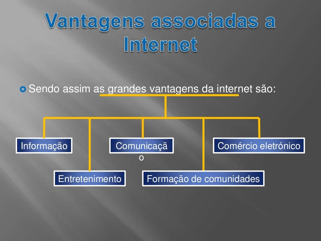 Vantagens e riscos associados à utilização da internet (pp)