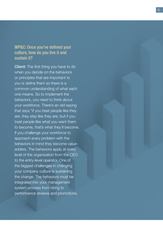 Creating a Culture of Operational Discipline that leads to Operational ...