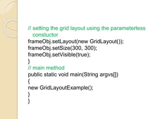Advanced Java programming | PPT