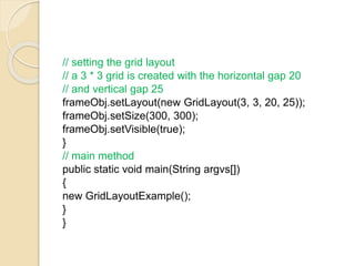 Advanced Java programming | PPT