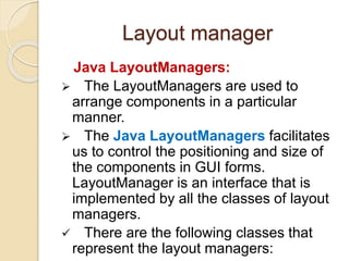 Advanced Java programming | PPT