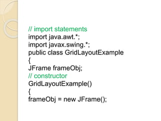 Advanced Java programming | PPT