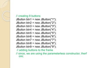Advanced Java programming | PPT