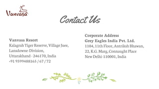 Vanvasa resort at a glance | PPT