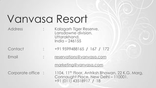 Vanvasa resort 360 degree | PPT