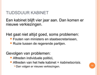 Van verkiezing tot kabinet | PPT