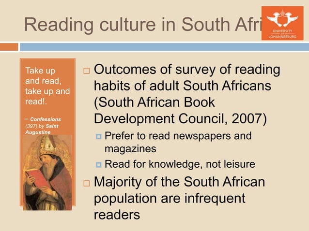 Van vuuren communal reading as a way to foster a reading culture | PPSX