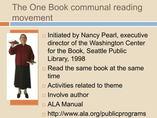 Van vuuren communal reading as a way to foster a reading culture | PPSX