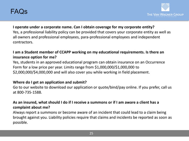 Van Wagner CCAPP Presentation - RPG | PPT