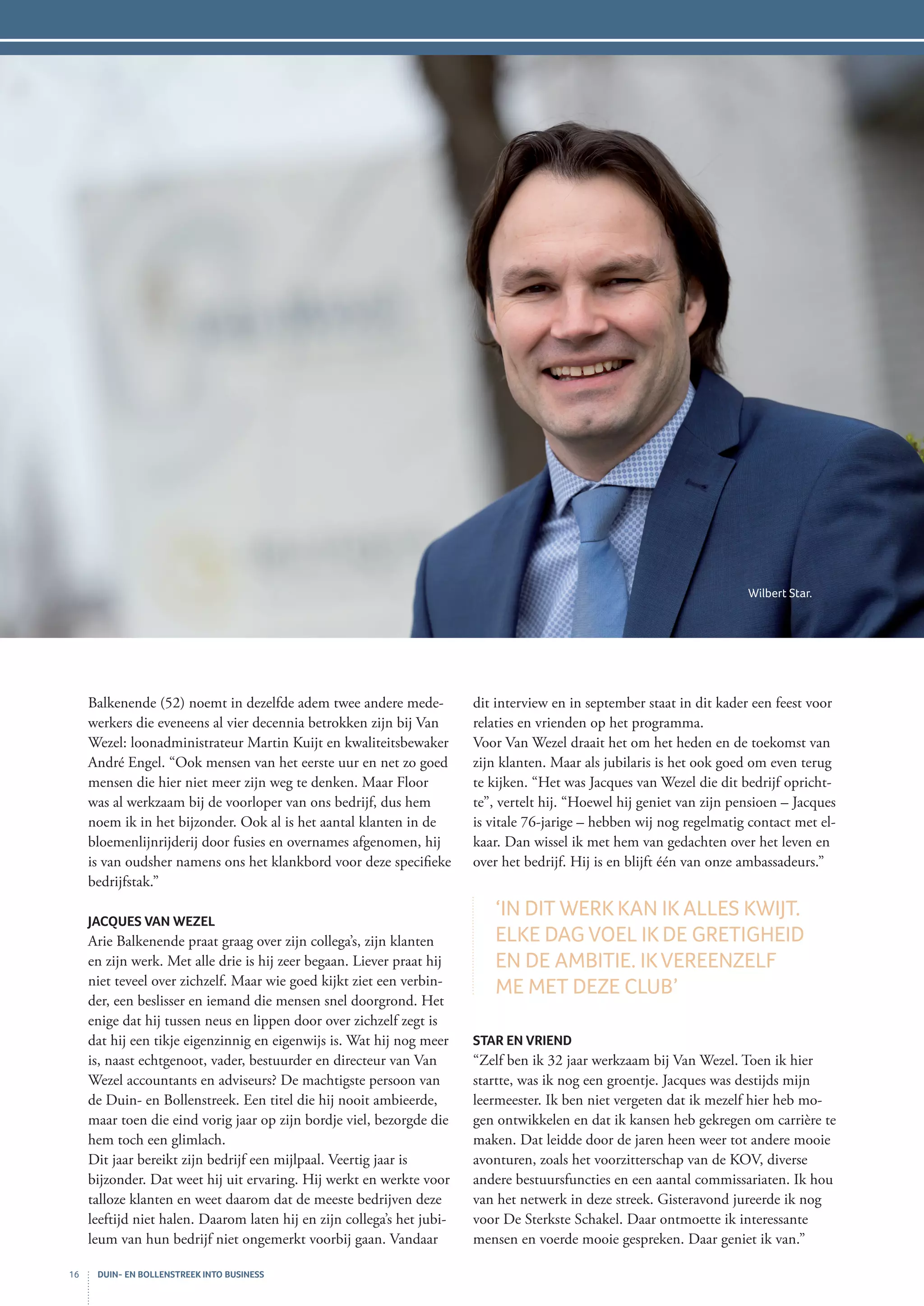 Van wezel accountants en adviseurs bestaat 40 jaar | PDF