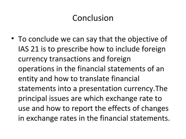 Ias 21.pptx | Stocks and Bonds | Personal Investing