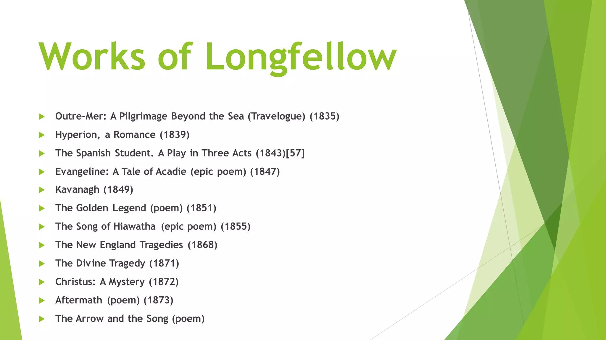Henry wadsworth longfellow | PDF