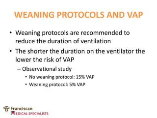 THE VENTILATOR CIRCUIT AND VENTILATOR-ASSOCIATED PNEUMONIA (VAP) | PPTX ...
