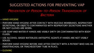 ventilator acquired pneumonia | PPTX