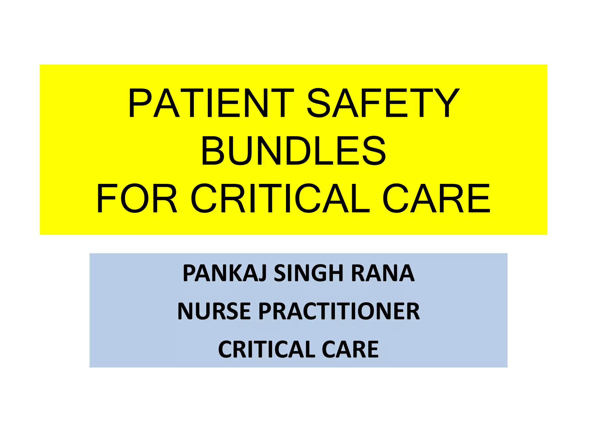 VAP BUNDLE, VENTILATOR ASSOCIATED PNEUMONIA BUNDLE | PPT