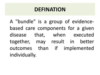 VAP BUNDLE, VENTILATOR ASSOCIATED PNEUMONIA BUNDLE | PPT