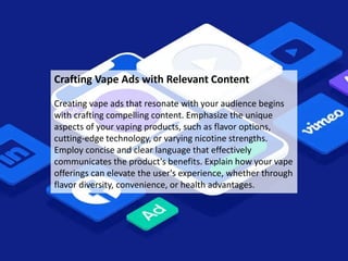 Five Tips for Running Successful Vape Ads to Drive Traffic | PPTX