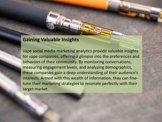 Social Media Marketing Success: Fueling the Vaping Revolution | PPTX