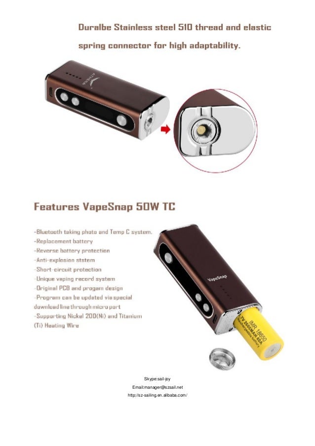 Vape snap 50w box mod