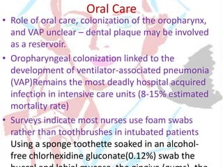 Nurses Role in Prevention of VAP | PPTX