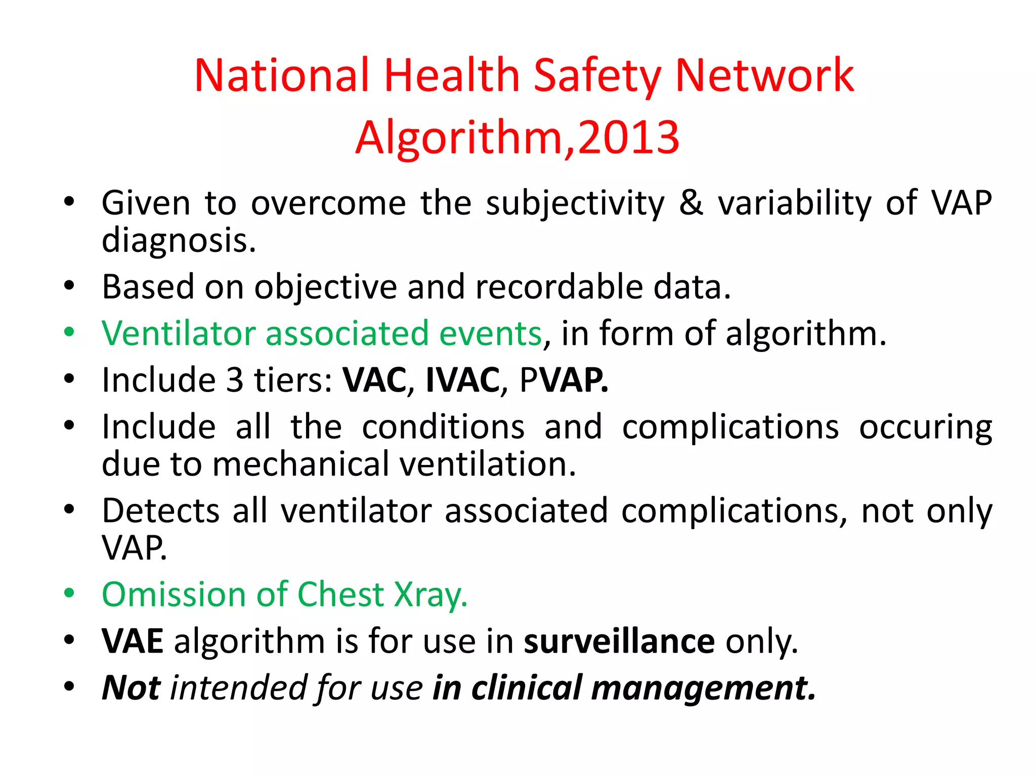 VENTILATOR - ASSOCIATED PNEUMONIA | PPTX