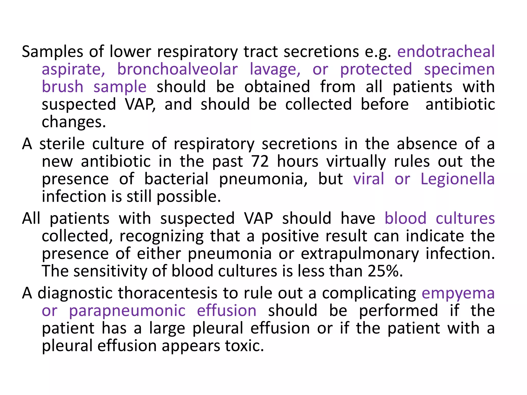 VENTILATOR - ASSOCIATED PNEUMONIA | PPTX