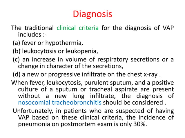 VENTILATOR - ASSOCIATED PNEUMONIA | PPTX | Lung and Respiratory Health ...