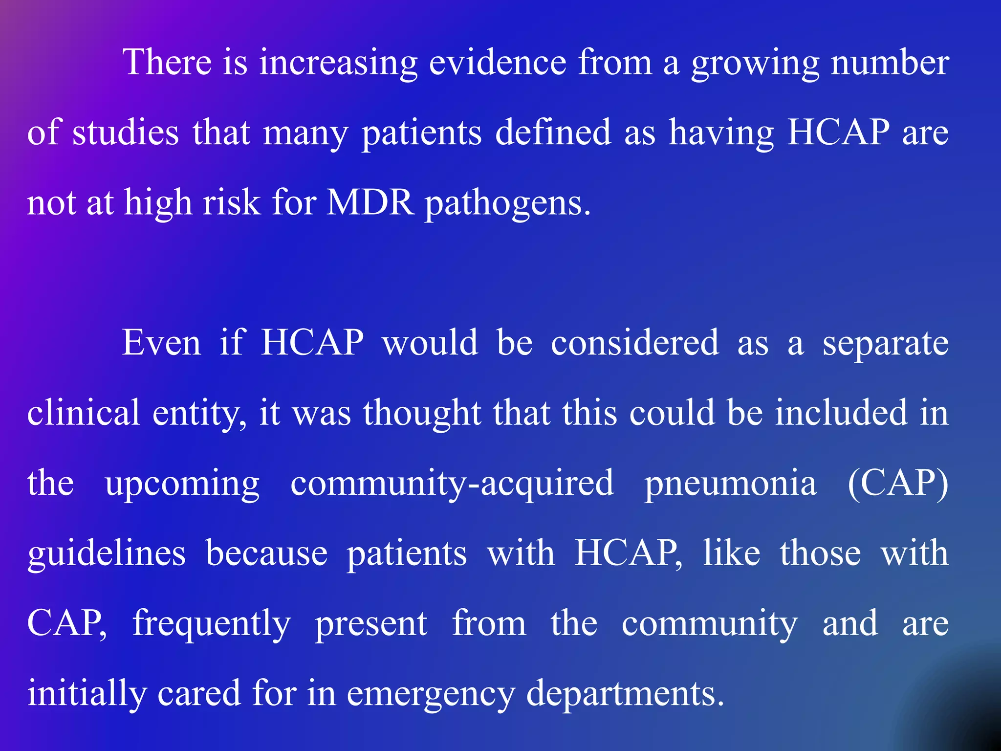 Hospital Acquired Pneumonia lecture | PPTX