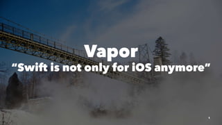 Vapor – Swift is not only for iOS anymore | PDF | Web Development | Internet