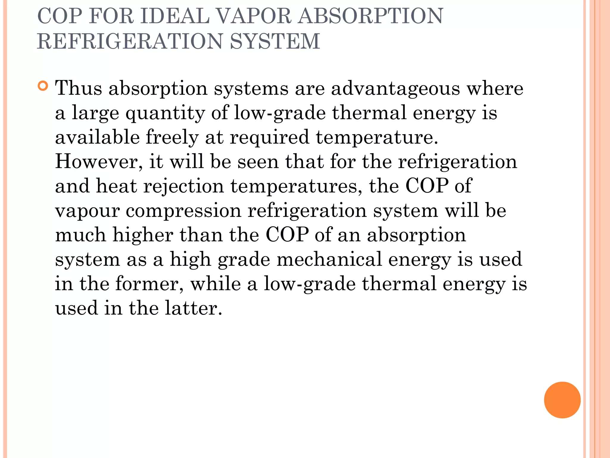 Vapor absorption system | PPT